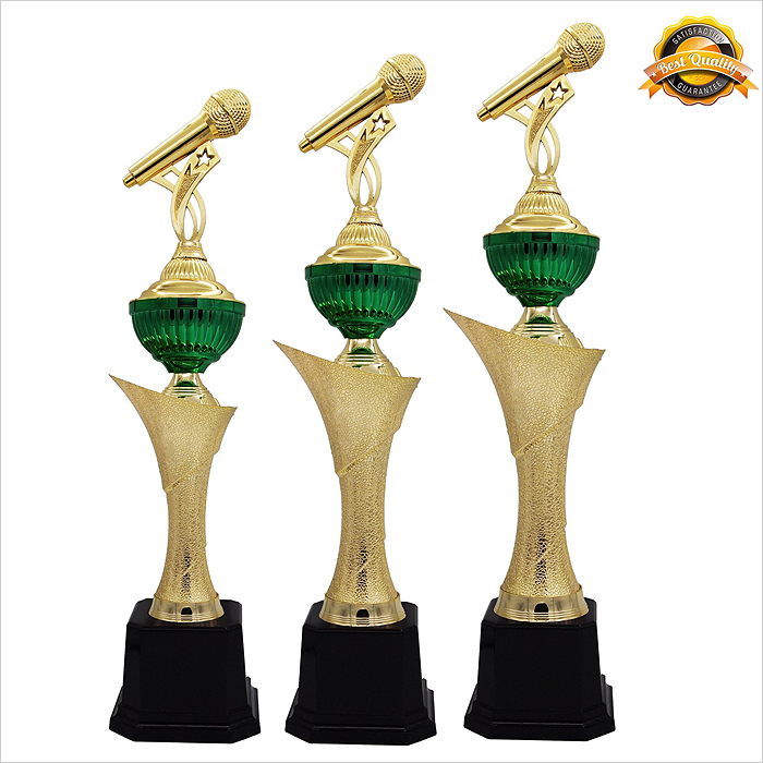 46193 Microphone Trophy - Trophies & Plaque Awards