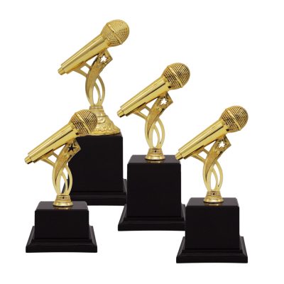 46242 Microphone Trophy - Trophies & Plaque Awards